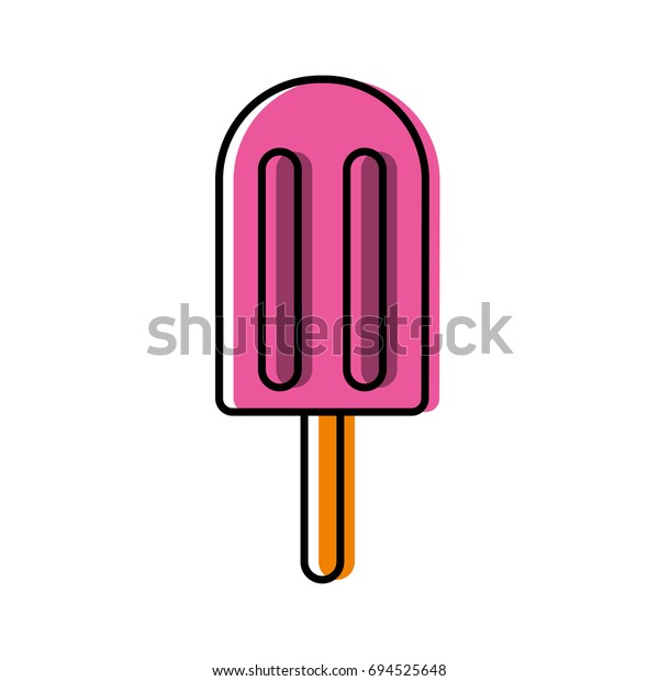 Ice Cream Bar Icon Stock Vector (Royalty Free) 694525648 | Shutterstock