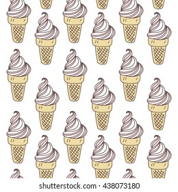 Ice Cream Print Stock Vector (Royalty Free) 438073180 | Shutterstock