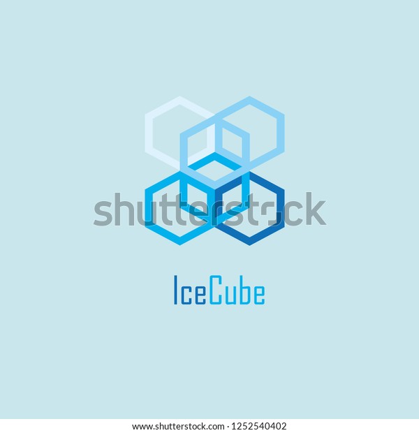 Ice Cube Plant Logo Ideas 库存矢量图（免版税）1252540402 | Shutterstock