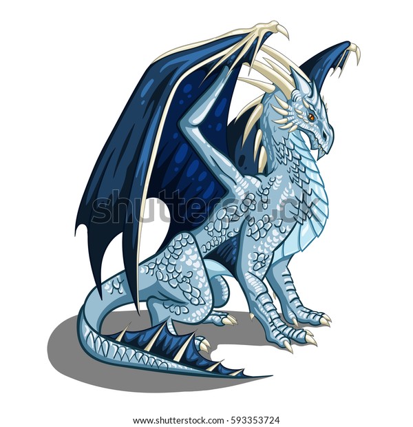 Ice Dragon Vector Illustrations Stock Vector (Royalty Free) 593353724