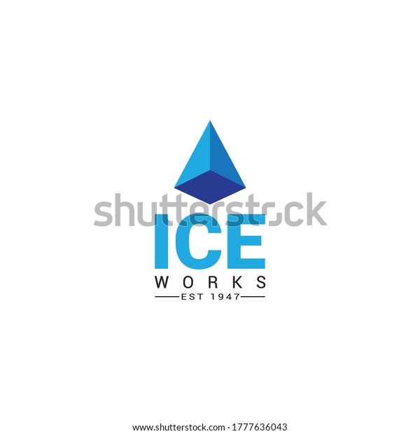 Ice Logo Designice Brand Designice Logo Stock Vector (Royalty Free ...