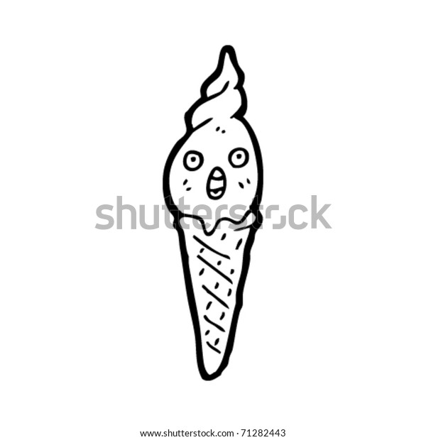 Ice Scream Cartoon Stock Vector (Royalty Free) 71282443 | Shutterstock