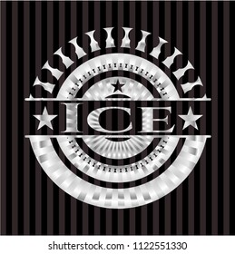 Ice Silver Badge Emblem Stock Vector (Royalty Free) 1122551330 ...