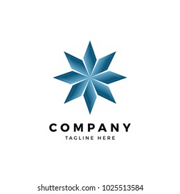 Ice Star Logo Design Stock Vector (Royalty Free) 1025513584 | Shutterstock