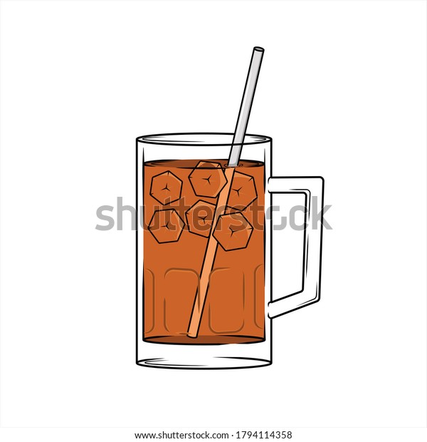 Ice Tea Vector Illustration Great Logo Stock Vector (Royalty Free ...