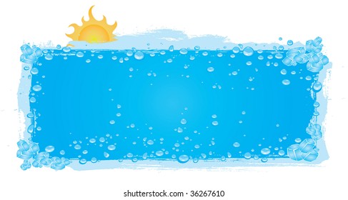 Ice Theme Signboard Stock Vector (Royalty Free) 36267610 | Shutterstock