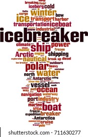 Icebreaker Word Cloud Concept Vector Illustration Stock Vector (Royalty ...