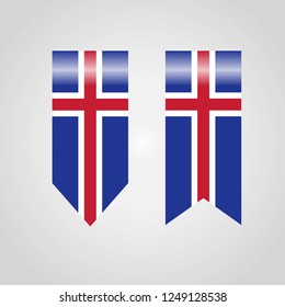 Iceland Haning Flag Stock Vector (Royalty Free) 1249128538 | Shutterstock
