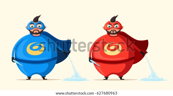 Iceman Incredible Superhero Cartoon Vector Illustration Stock Vector ...