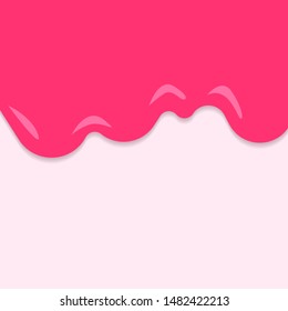 Icing Sweet Pink Liquid Drip Candy Stock Vector (Royalty Free ...