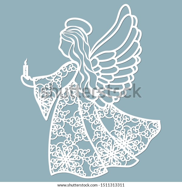 1,592 Christmas Angels Paper Cut Out Images, Stock Photos & Vectors ...