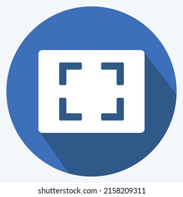 Icon Aspect Ratio Suitable Infographics Symbol Stock Vector (Royalty ...