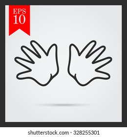 Icon Baby Hands Stock Vector (Royalty Free) 328255301 | Shutterstock
