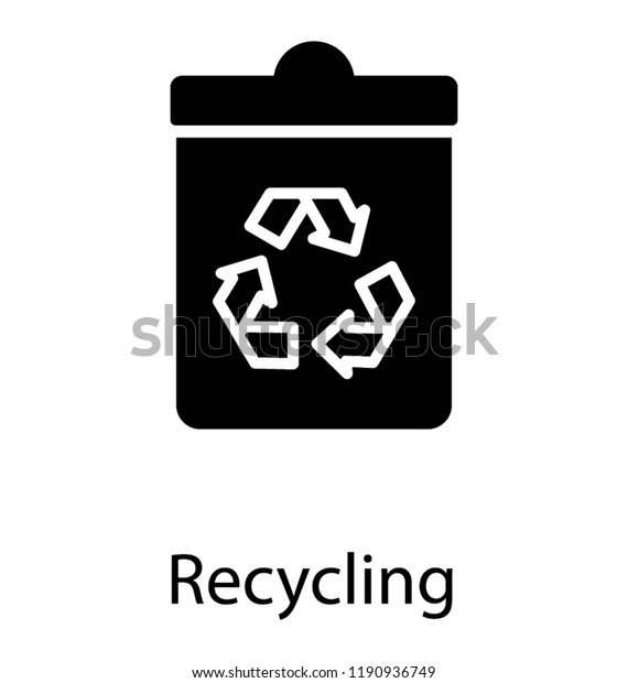 Icon Bin Cross Sign Depicting Garbage: vector de stock (libre de ...