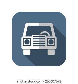 Icon Car Front Stock Vector (Royalty Free) 268607672 | Shutterstock