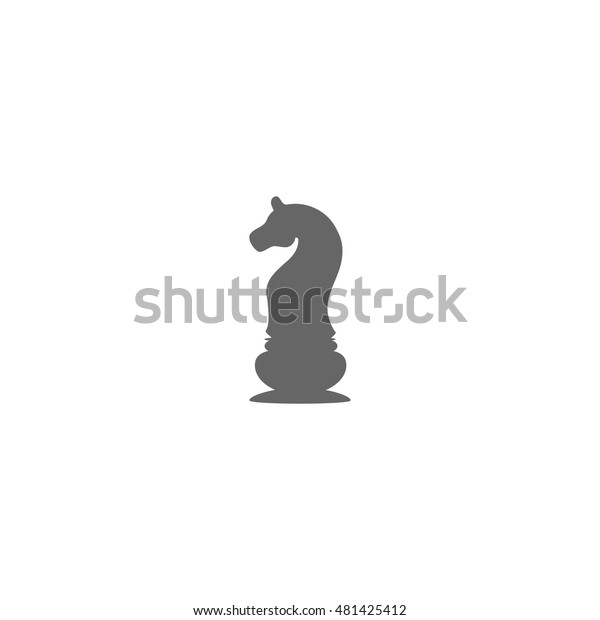 Icon Chess Knight Minimalism Vector Illustration Stock Vector (Royalty ...