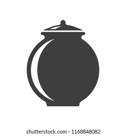Icon Clay Pot Vector On White Stock Vector (Royalty Free) 1168848082 ...