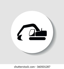 1,178 Mini excavator icon Images, Stock Photos & Vectors | Shutterstock