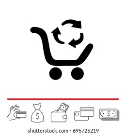 Icon Exchange Goods Stock Vector (Royalty Free) 695725219 | Shutterstock
