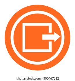 Icon Exit Log Out Sign Stock Vector (Royalty Free) 300467612 | Shutterstock