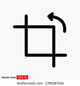 Icon Expand Resize Screen Outline Black Stock Vector (Royalty Free ...