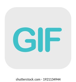 Icon Gif Image Using Flat Style: เวกเตอร์สต็อก (ปลอดค่าลิขสิทธิ์ ...