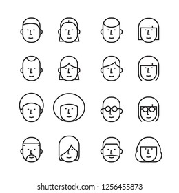 Icon Human Head Vector Stock Vector (Royalty Free) 1256455873 ...