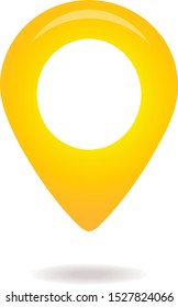 Icon Indicate Location On Map Stock Vector (Royalty Free) 1527824066 ...
