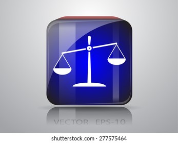 Icon Justice Stock Vector (Royalty Free) 277575464