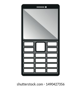 Icon Keypad Phone Simple Keypad Gadget Stock Vector (Royalty Free ...