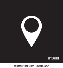 Icon Label On Map Stock Vector (Royalty Free) 310156004 | Shutterstock