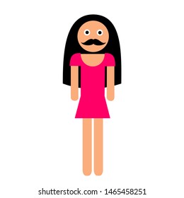 Icon Man Wearing Dress Vector Illustration Stock Vector (Royalty Free ...