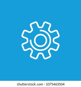 Icon Mechanical Process Gear Wheel Cog Stock Vector (Royalty Free ...