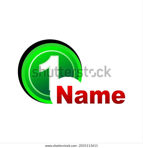 Icon Number 1 Clipart Vector Illustration Stock Vector (Royalty Free ...