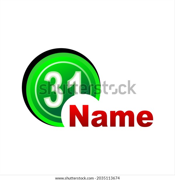Icon Number 31 Clipart Vector Illustration Stock Vector (Royalty Free ...