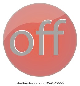Icon Off Vector Illustration Icons Word Stock Vector (Royalty Free ...