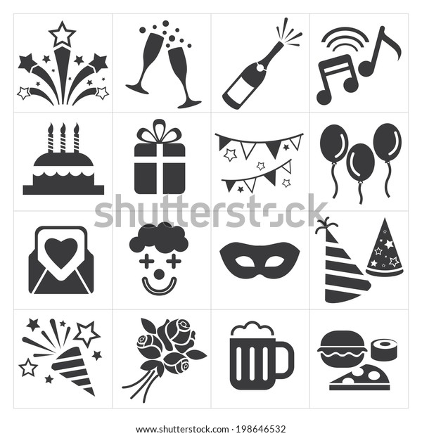 icoon feest vieren