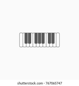 Octave Piano Keys Icon 스톡 벡터(로열티 프리) 304961162 | Shutterstock