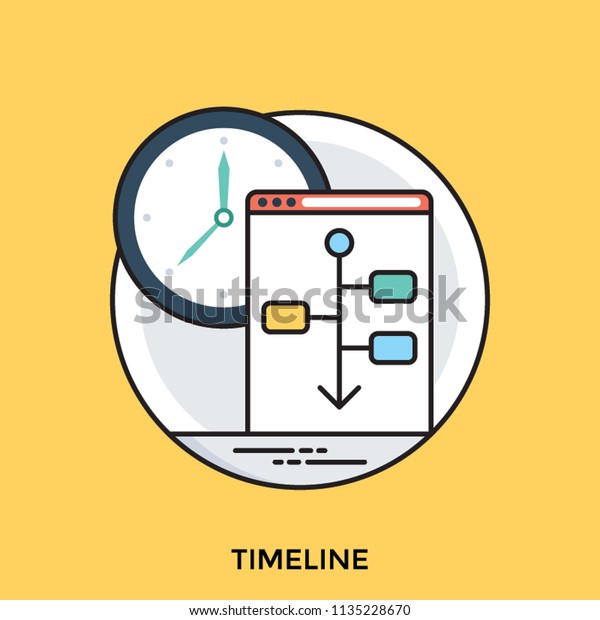 Icon Project Hierarchy Process Along Wall Stock Vector (Royalty Free ...