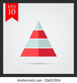 Pyramid Levels Stock Vector (Royalty Free) 383288074