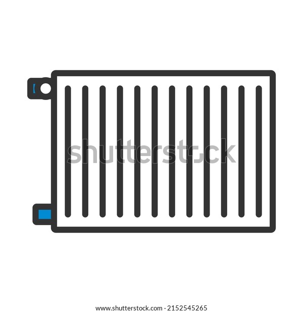 Icon Radiator Editable Bold Outline Color Stock Vector (Royalty Free ...