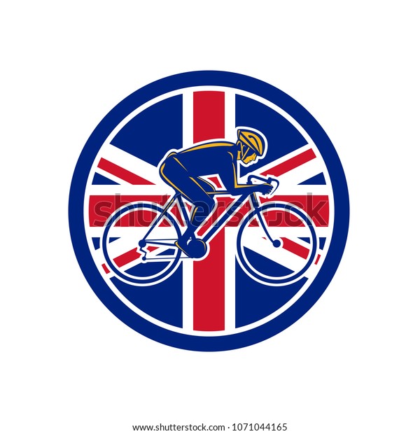 Icon Retro Style Illustration British Cyclist Stock Vector (Royalty ... Icon Retro Style Illustration British Cyclist Stock Vector (Royalty ...