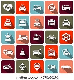 Icon Set Car Stock Vector (Royalty Free) 370650290 | Shutterstock