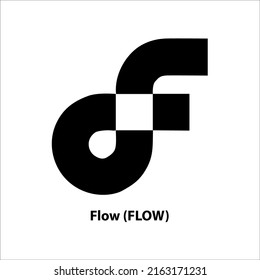 Icon Structure Flow Flow Coin Black Stock Vector (Royalty Free ...