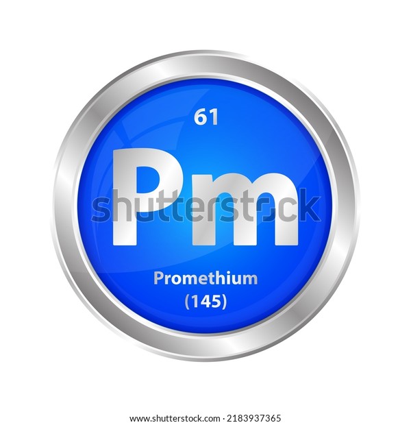 Icon Structure Samarium Pm Chemical Element Stock Vector (Royalty Free ...