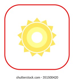 Sunbeam Icon Set Vector Set About Stock Vector (Royalty Free) 1201325140