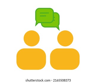 1,521 2 people talking logo Images, Stock Photos & Vectors | Shutterstock
