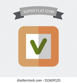 Icon Tick Checklist Box Circle Stock Vector (Royalty Free) 313659125 ...
