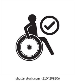 Icon Vector Graphic Disabled Check Mark Stock Vector (Royalty Free ...