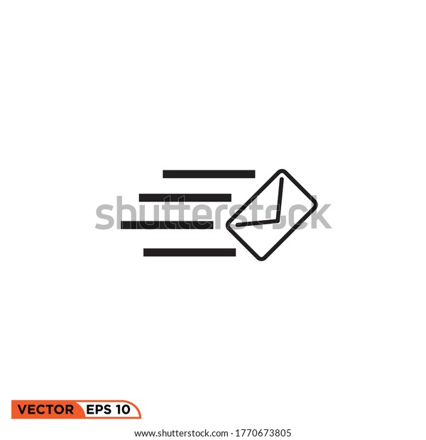 Icon Vector Graphic Mail Good Template Stock Vector (Royalty Free ...